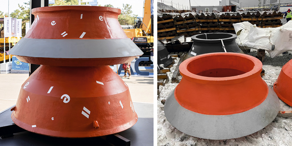 Брони от Element для дробилки HP800 превзошла ходимость Metso